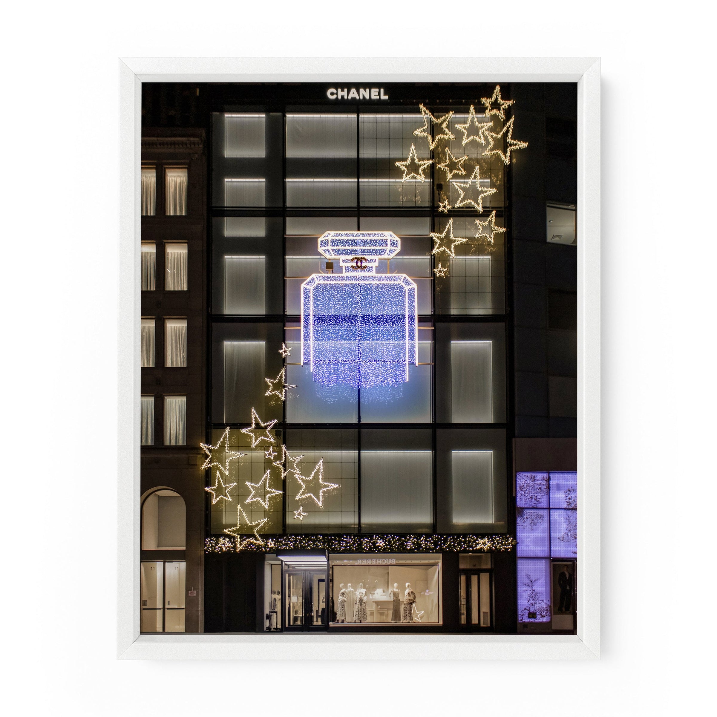 New York City Photography - Stylish Storefront - Holiday Lights at ...